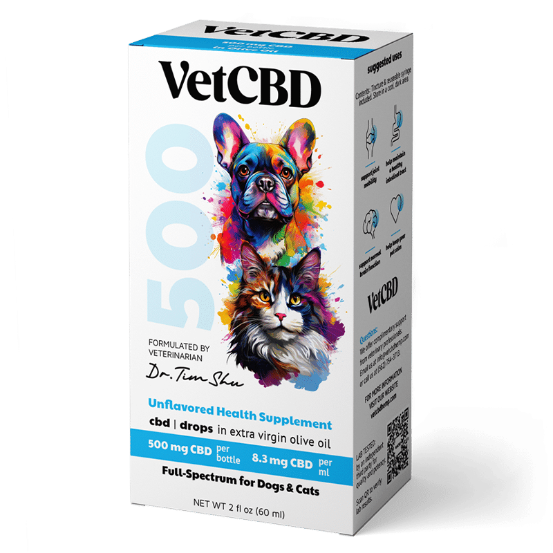 CBD Tincture for Dogs & Cats | VetCBD Hemp