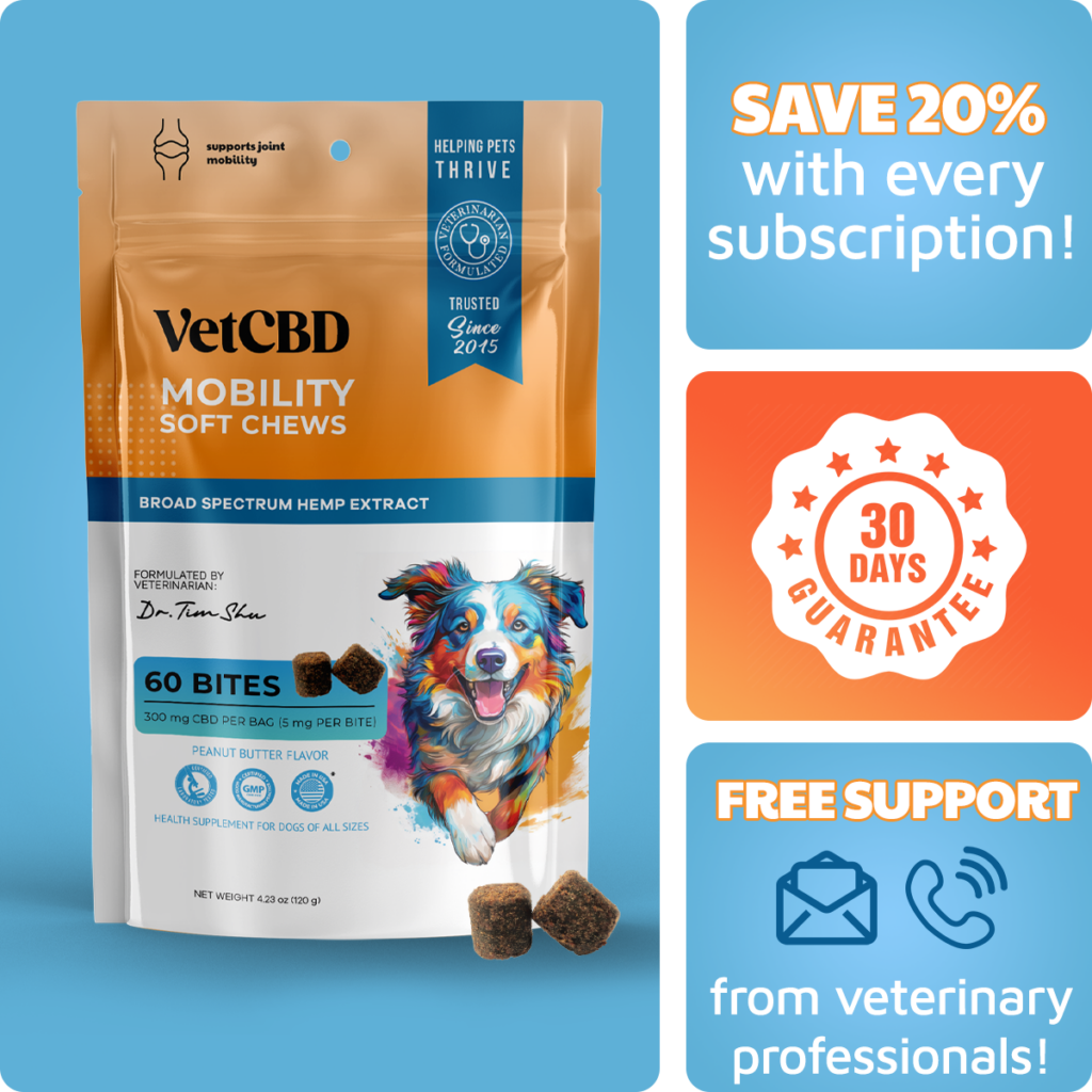 CBD Mobility Chews for Dogs | VetCBD Hemp