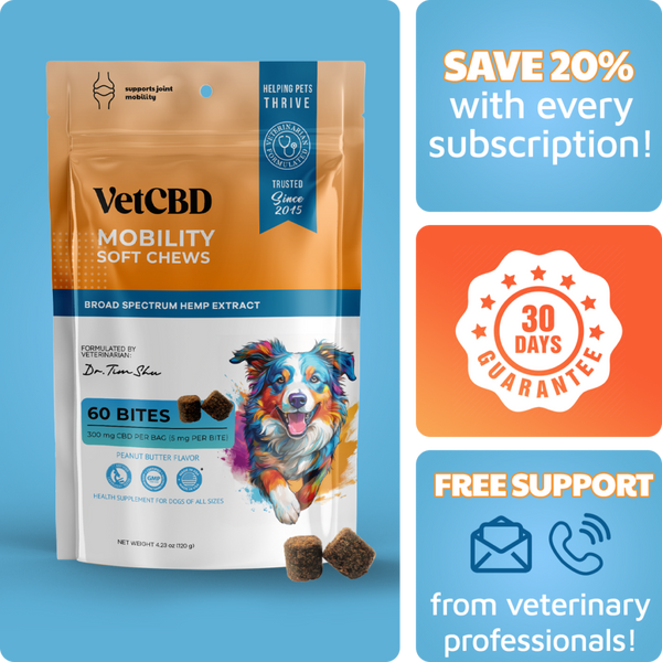 CBD Mobility Chews for Dogs | VetCBD Hemp