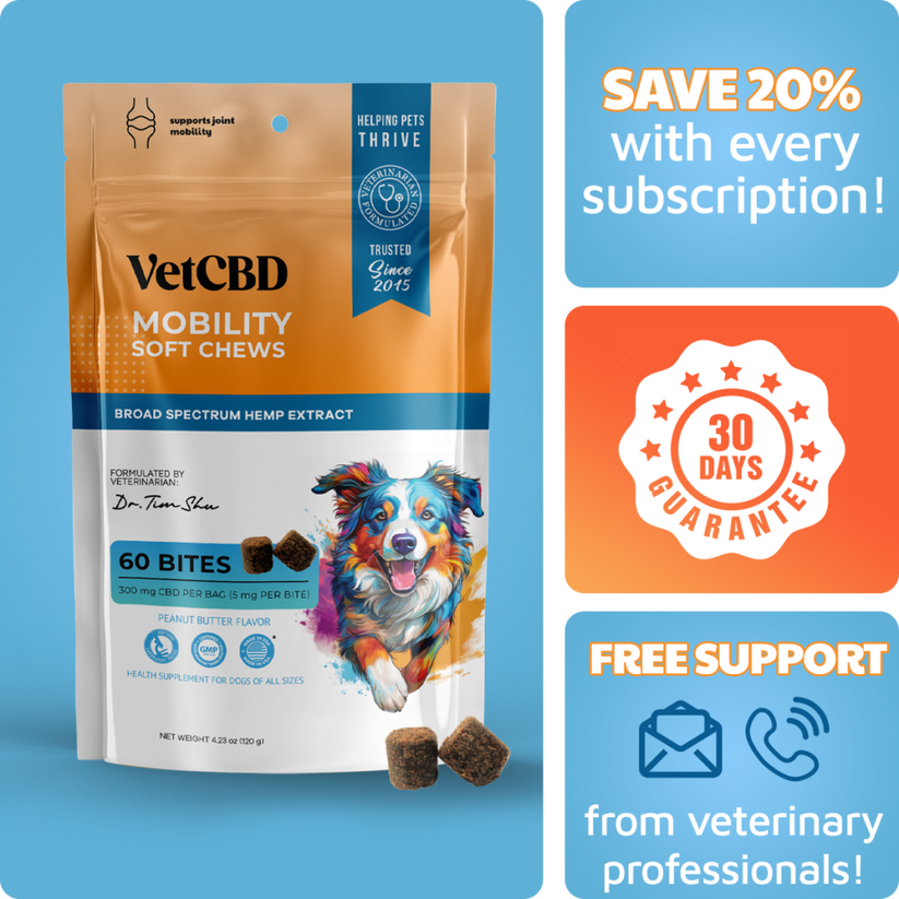 CBD Mobility Chews for Dogs | VetCBD Hemp
